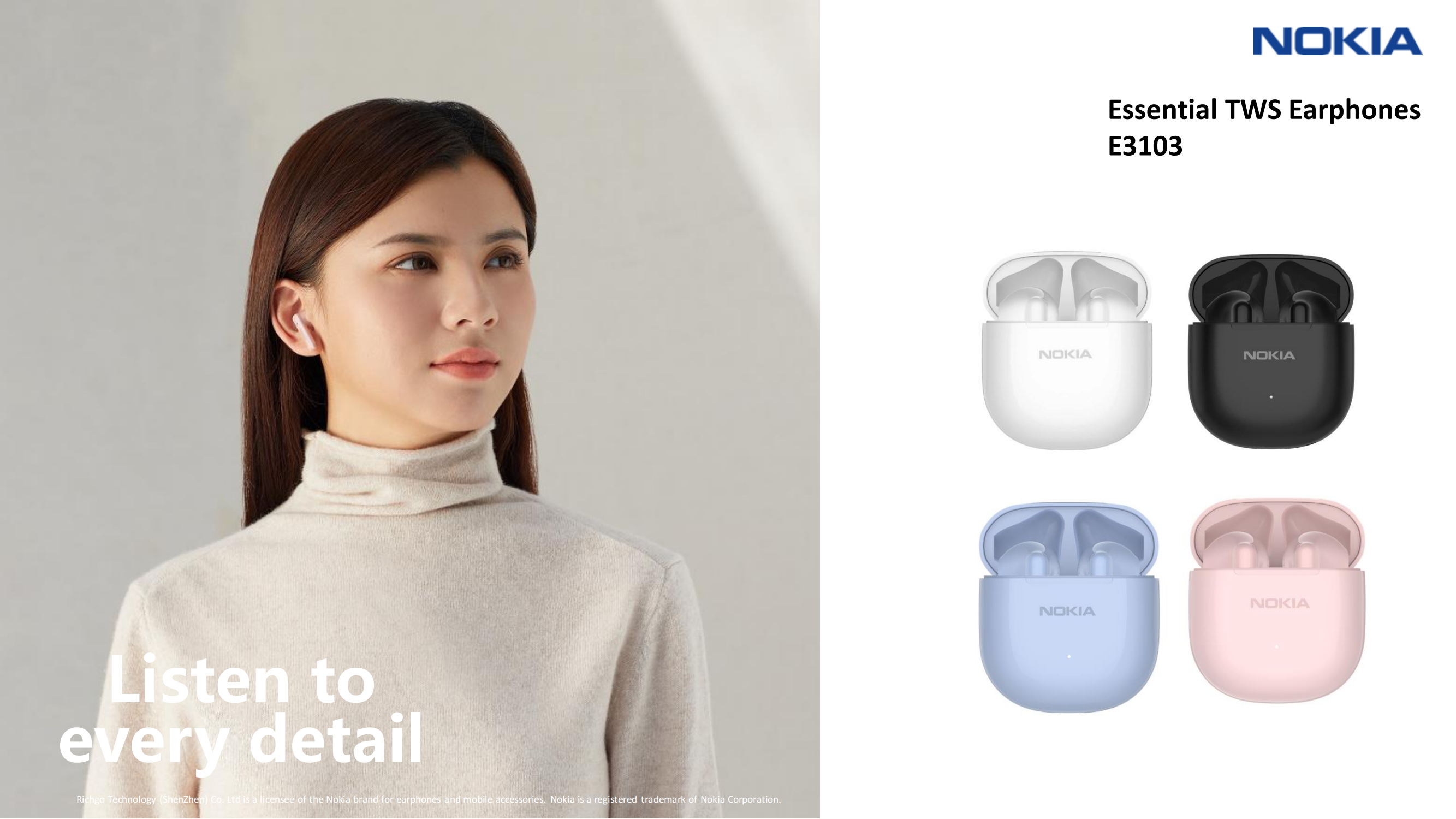 NOKIA TWS Earphones E3103 - 我的网站